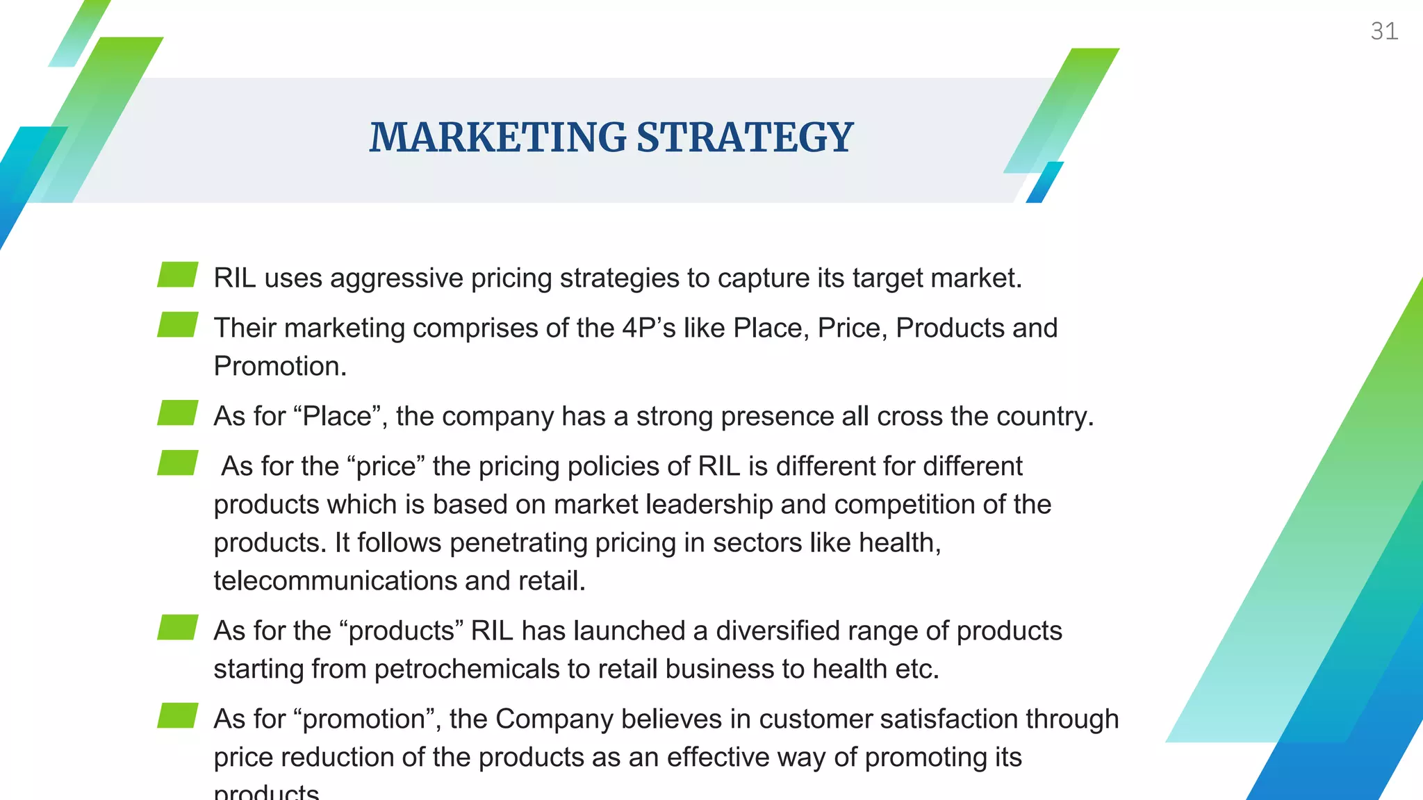 Reliance Industries Limited Company Full Presentation | PPTX