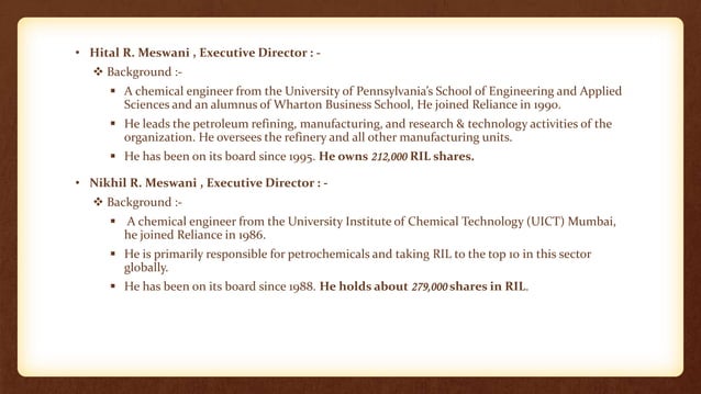 Reliance industries PPM-IT Assignment | PPTX | Business | Business and Finance