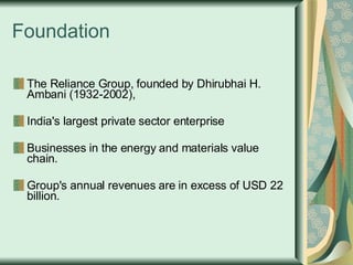Reliance & Retail | PPT