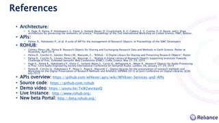 RELIANCE ROHub hackathon | PPT