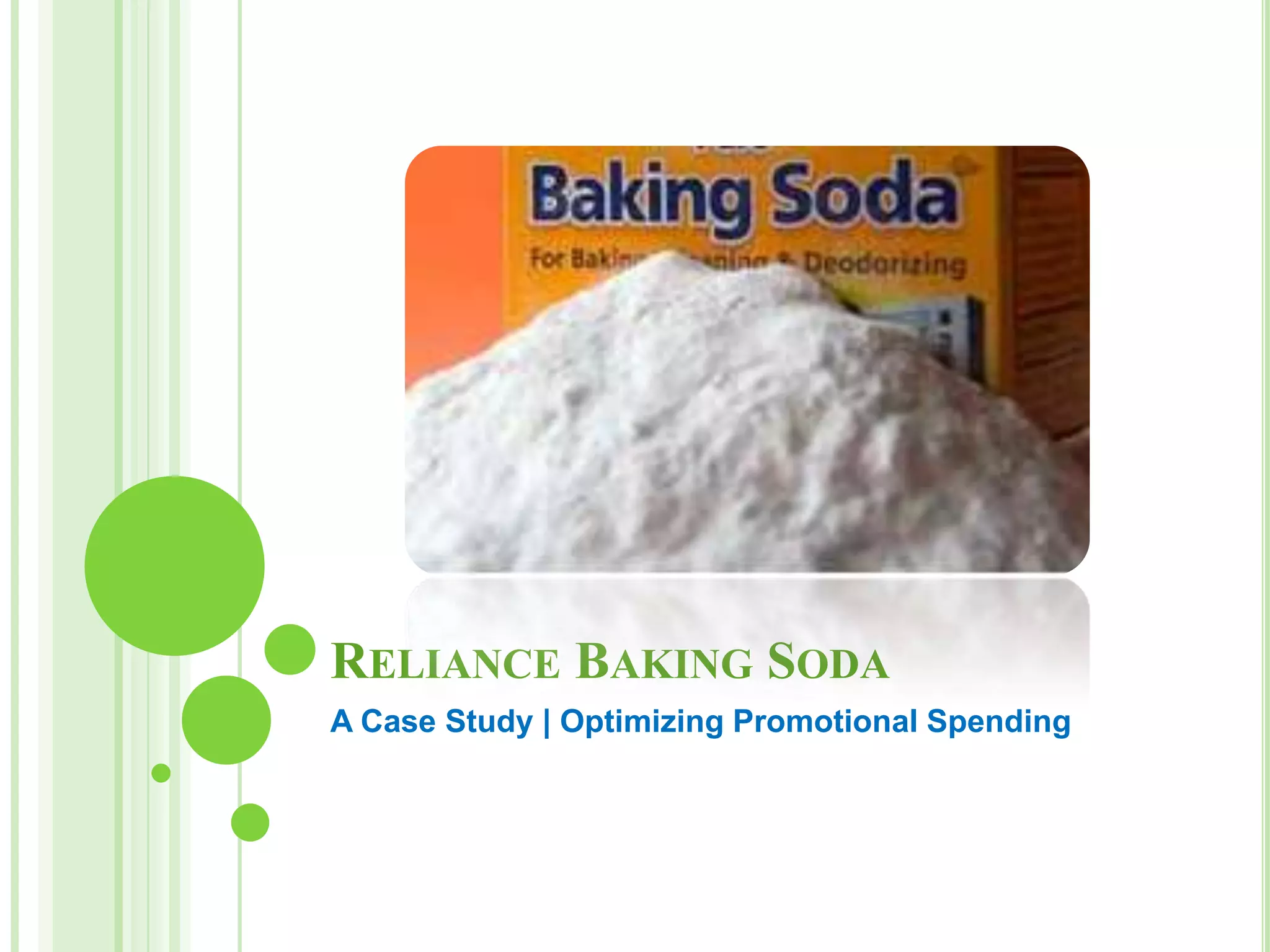Reliance Baking Soda: Optimizing Promotional Spending (HBR Brief Case ...