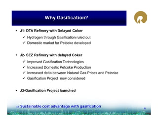 Reliance Refining Building Worlds Larges Coke Gasification Project | PDF