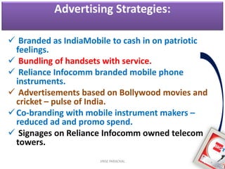 Reliance Communications Marketing Stratergy | PPT