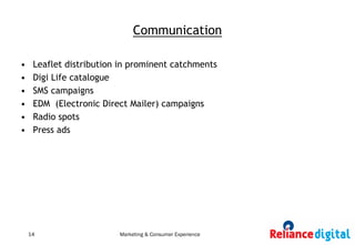 Reliance digital ...How to create a POWER BRAND IN RETAIL | PDF