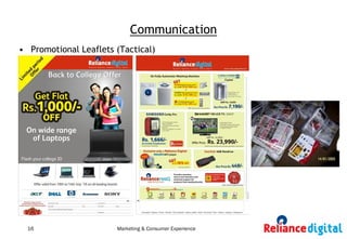 Reliance digital ...How to create a POWER BRAND IN RETAIL | PDF