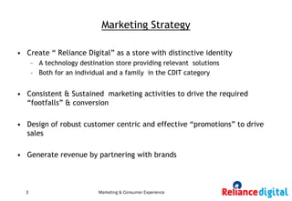Reliance digital ...How to create a POWER BRAND IN RETAIL | PDF