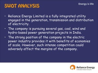 Reliance energy final ppt | PPT