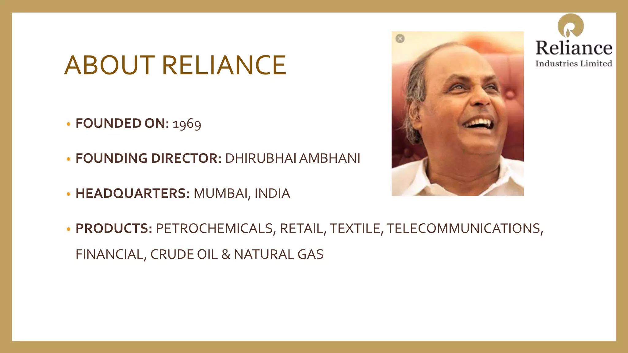 Reliance Retail - Marketing Mix | PPTX