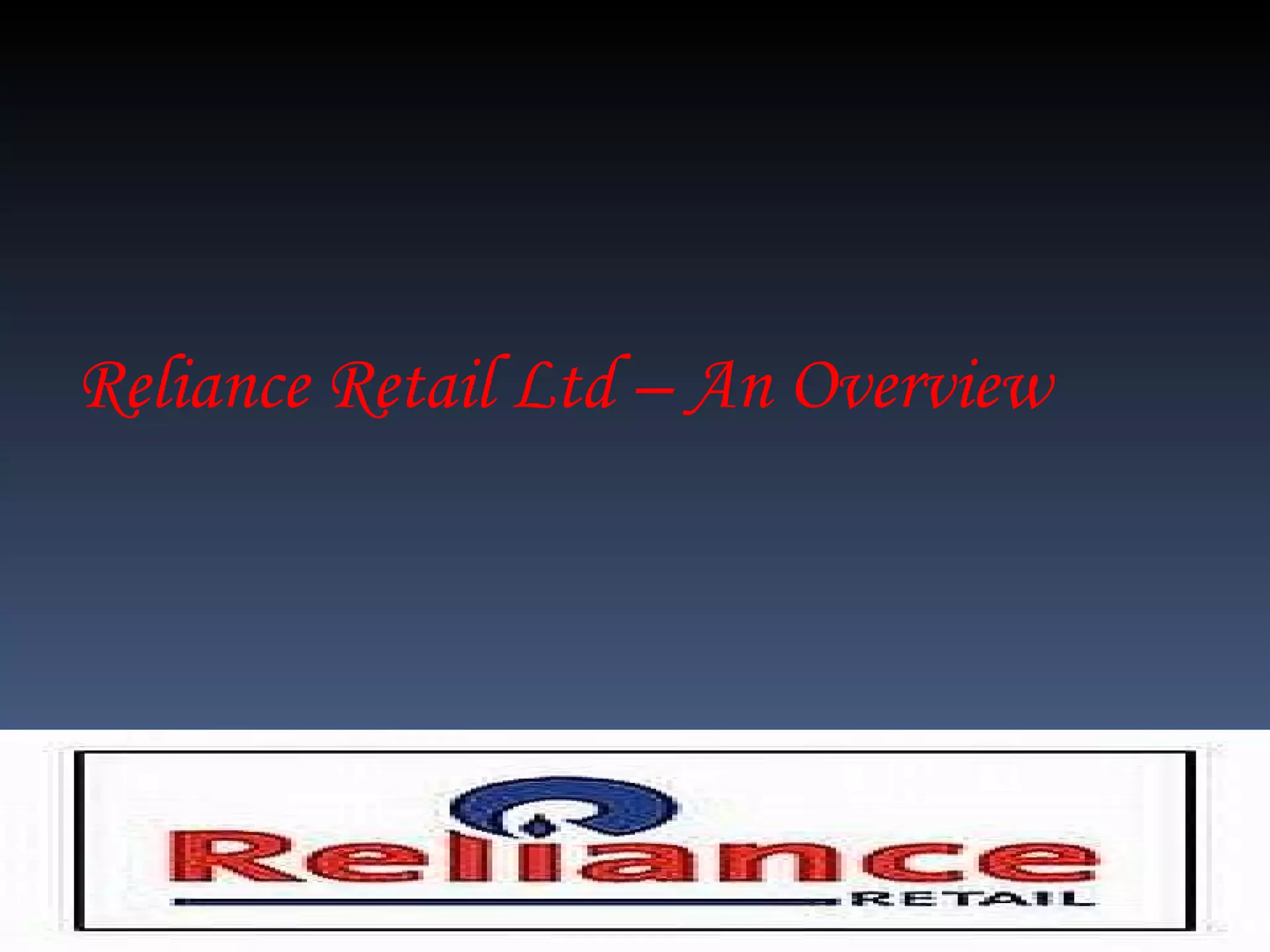Reliance Fresh | PPT