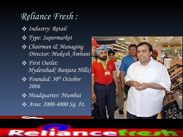 Reliance Fresh | PPT