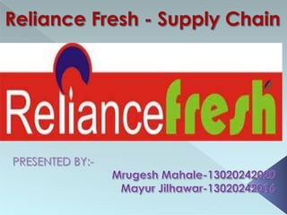 Reliance fresh | PPTX