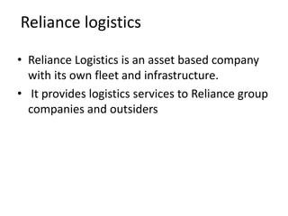Reliance industries | PPTX