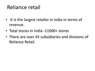 Reliance industries | PPTX
