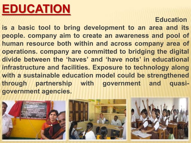 Reliance industries csr | PPTX