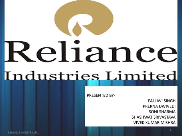 Reliance industries & group of companies co. assessment | PPT