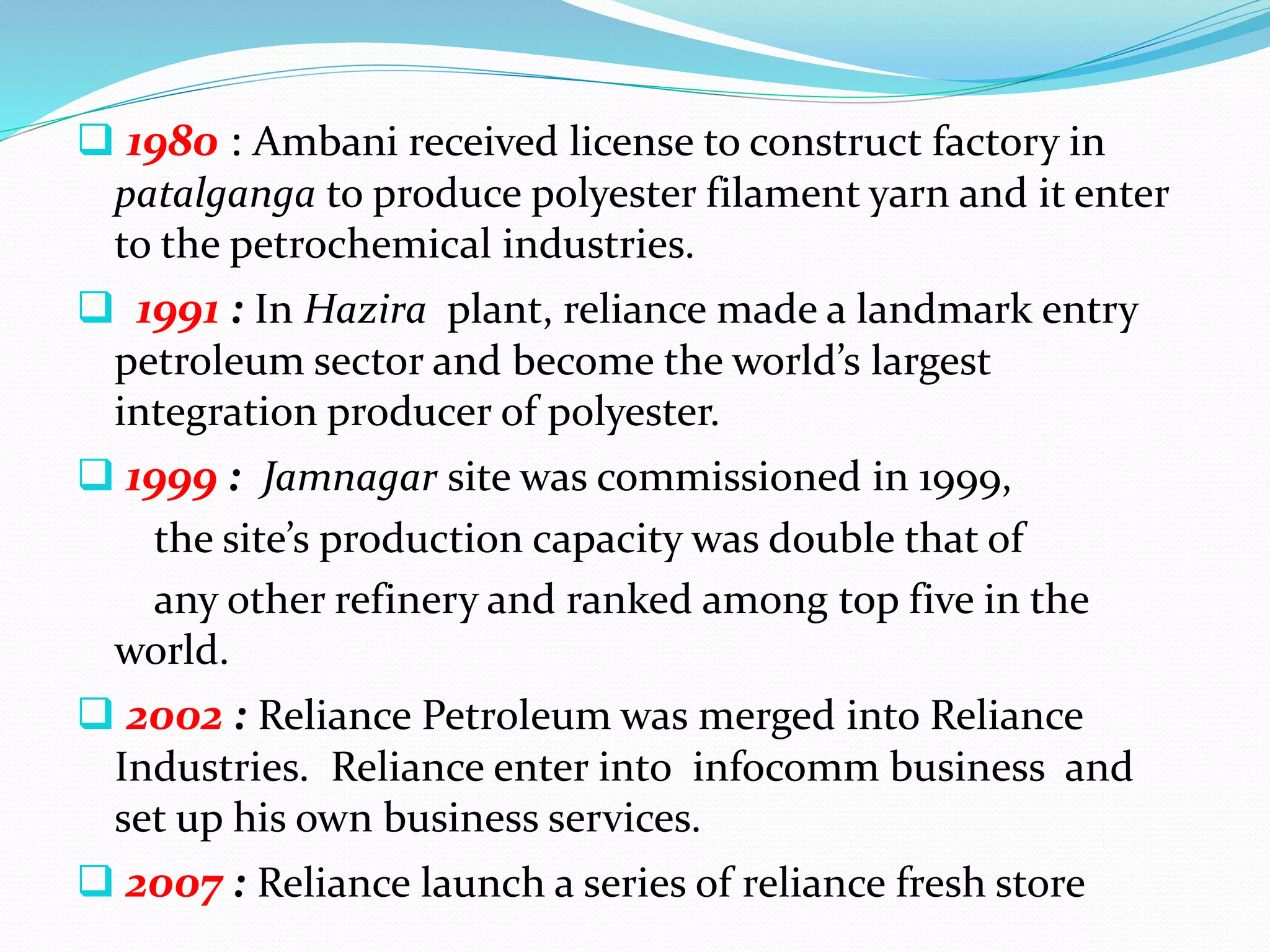 Reliance industries ltd. | PPTX