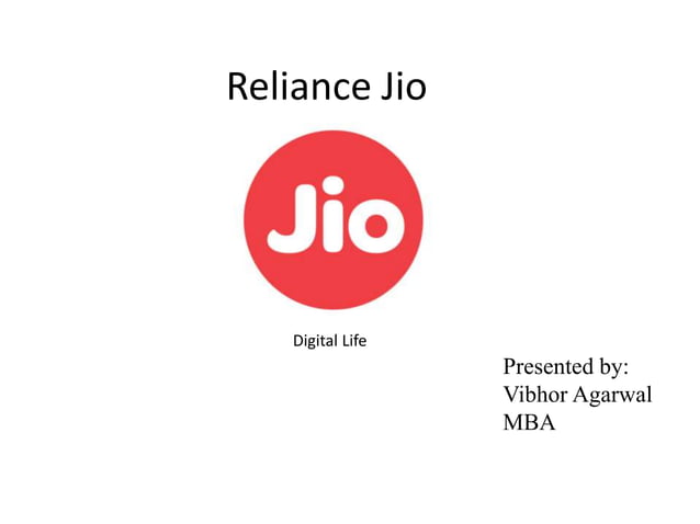 Reliance Jio | PPT