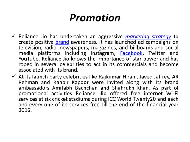 Reliance jio | PPT