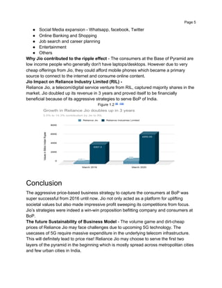 Reliance jio india the market disruption of the decade | PDF