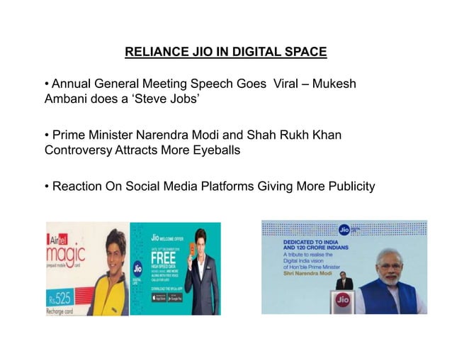 Reliance Jio - Perception Management Analysis | PPTX ...