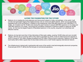 Reliance JIO PPT | PPT