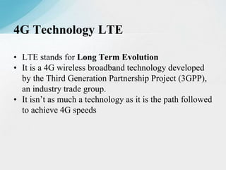 Volte and LTE technology (Reliance Jio) | PPTX