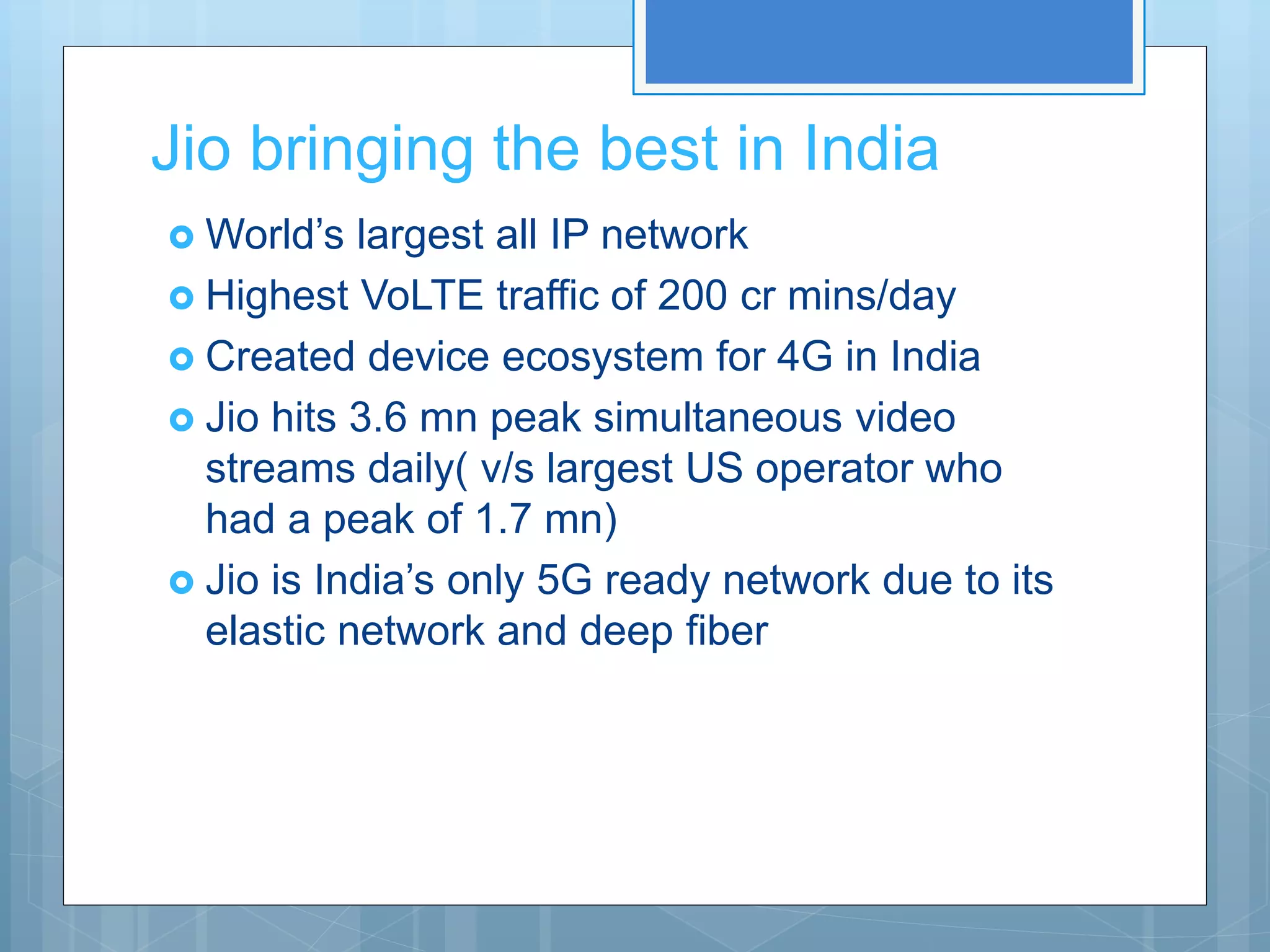 Reliance jio | PPTX
