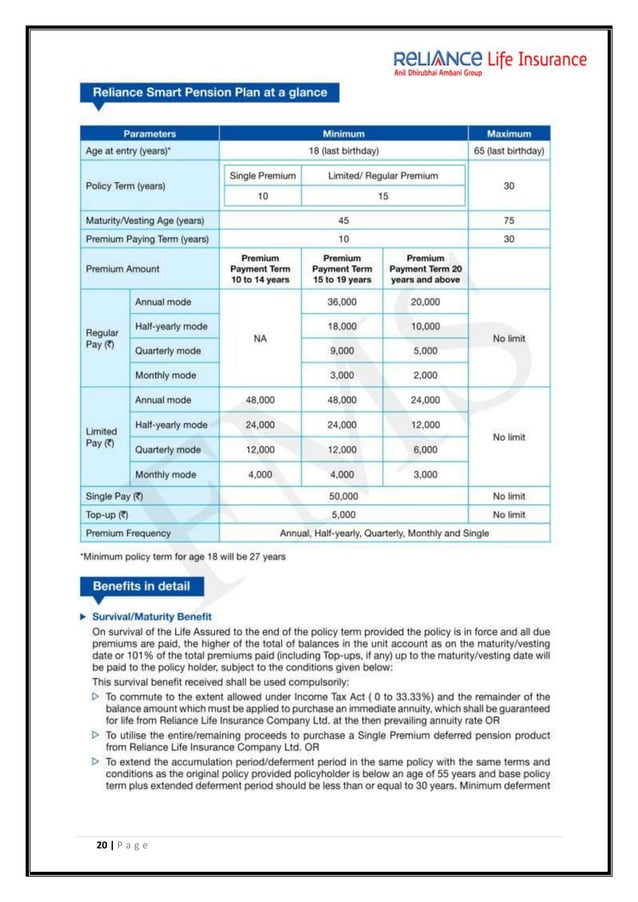 Reliance life insurance project | PDF | Life Insurance | Insurance