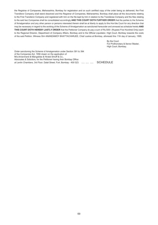 Reliance memorandum of association | PDF