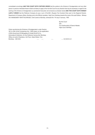 Reliance memorandum of association | PDF