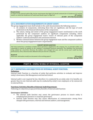 Reliance On Others - BUSINESS | PDF