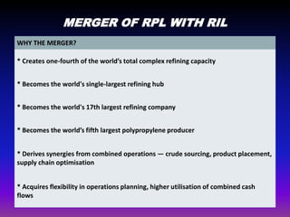 RELIANCE PETROLEUM PRESENTATION | PPTX