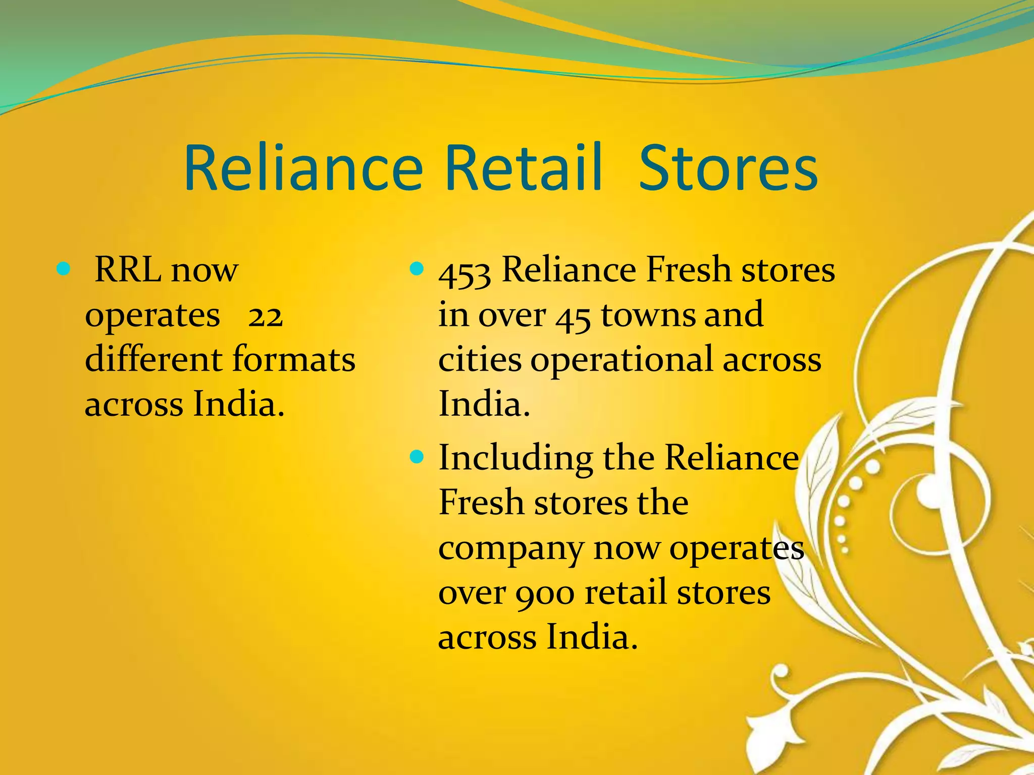 Reliance presentation | PPTX