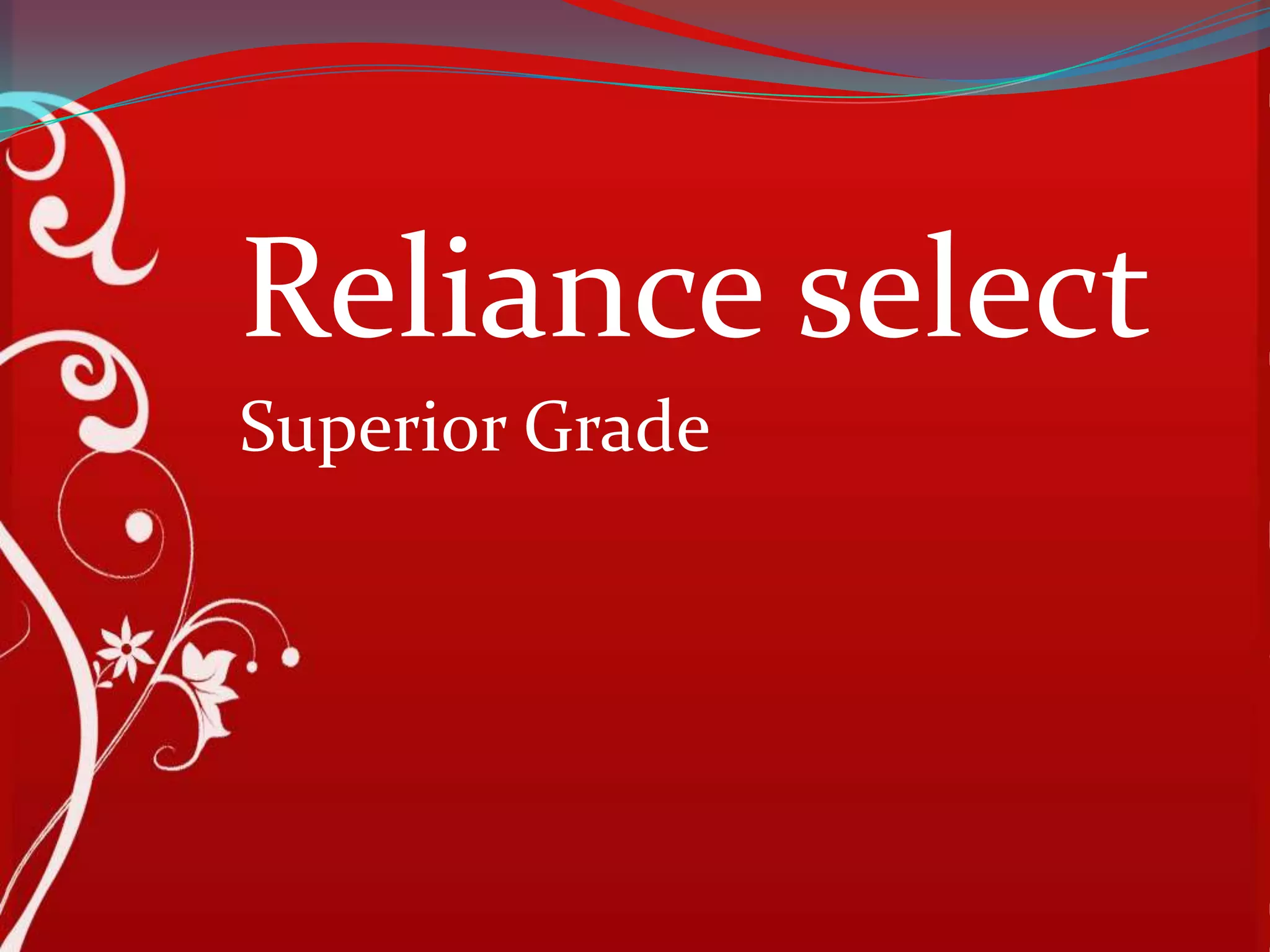 Reliance presentation | PPTX