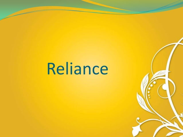 Reliance presentation | PPTX
