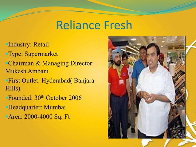 Reliance presentation | PPTX