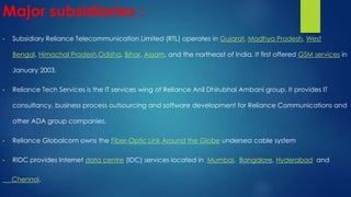 Reliance presentation | PPTX