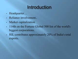 Reliance | PPTX