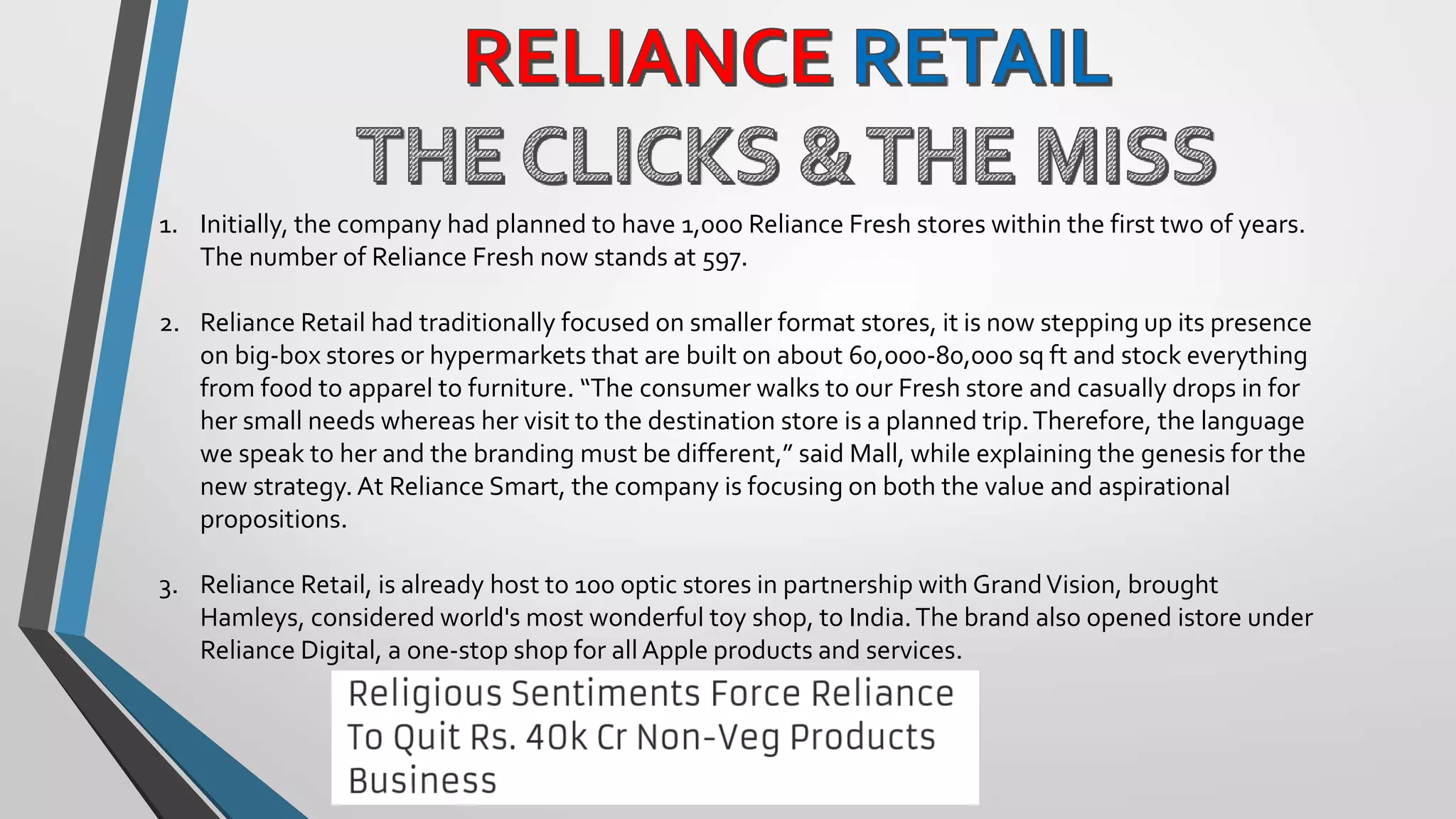 Reliance Retail - 7 P's of Marketing | PPTX