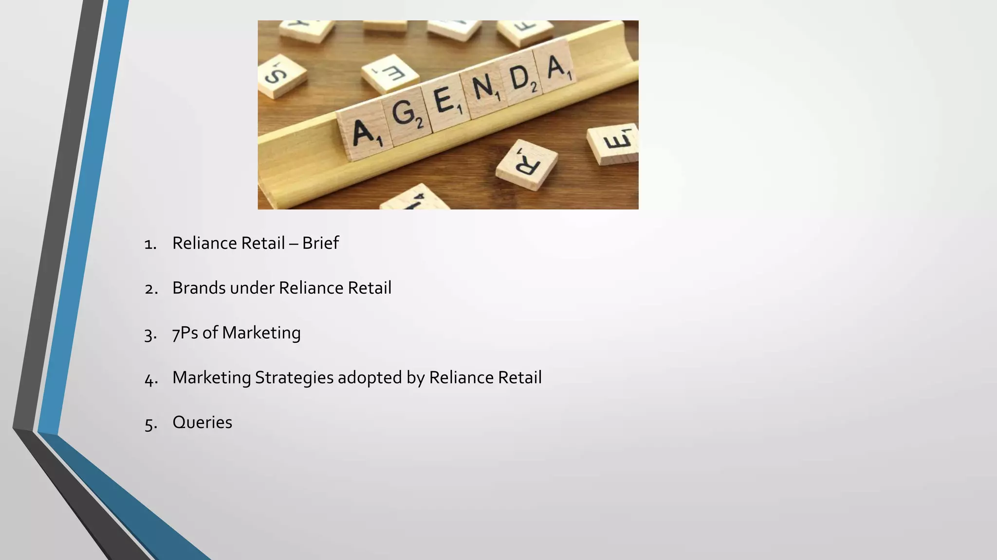 Reliance Retail - 7 P's of Marketing | PPTX