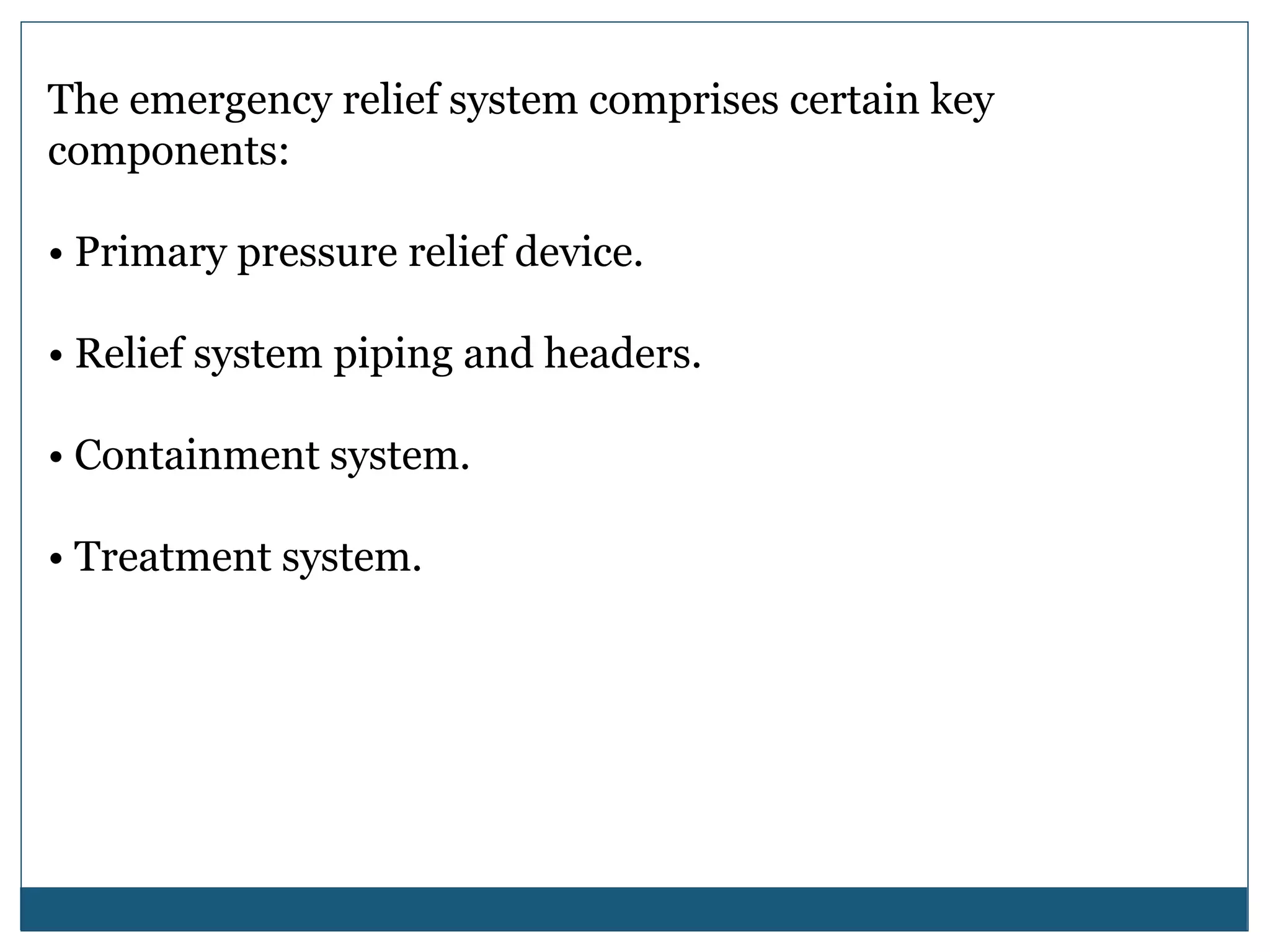 Relief and blowdown in | PPTX