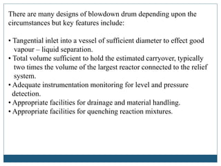 Relief and blowdown in | PPTX