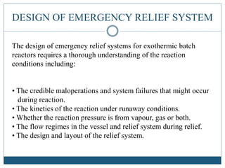 Relief and blowdown in | PPTX