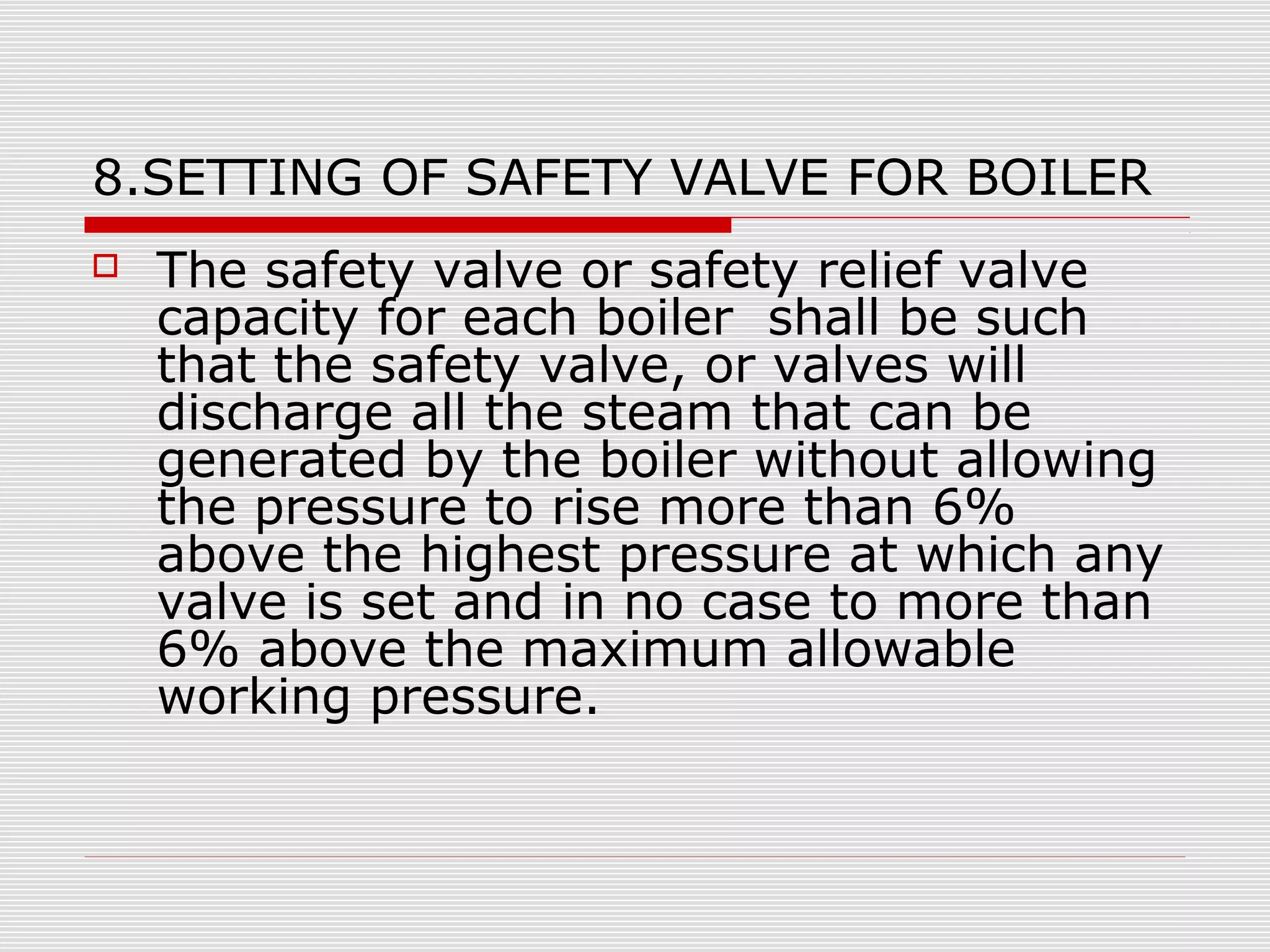 Relief and safety valves for thermal power plants | PPT