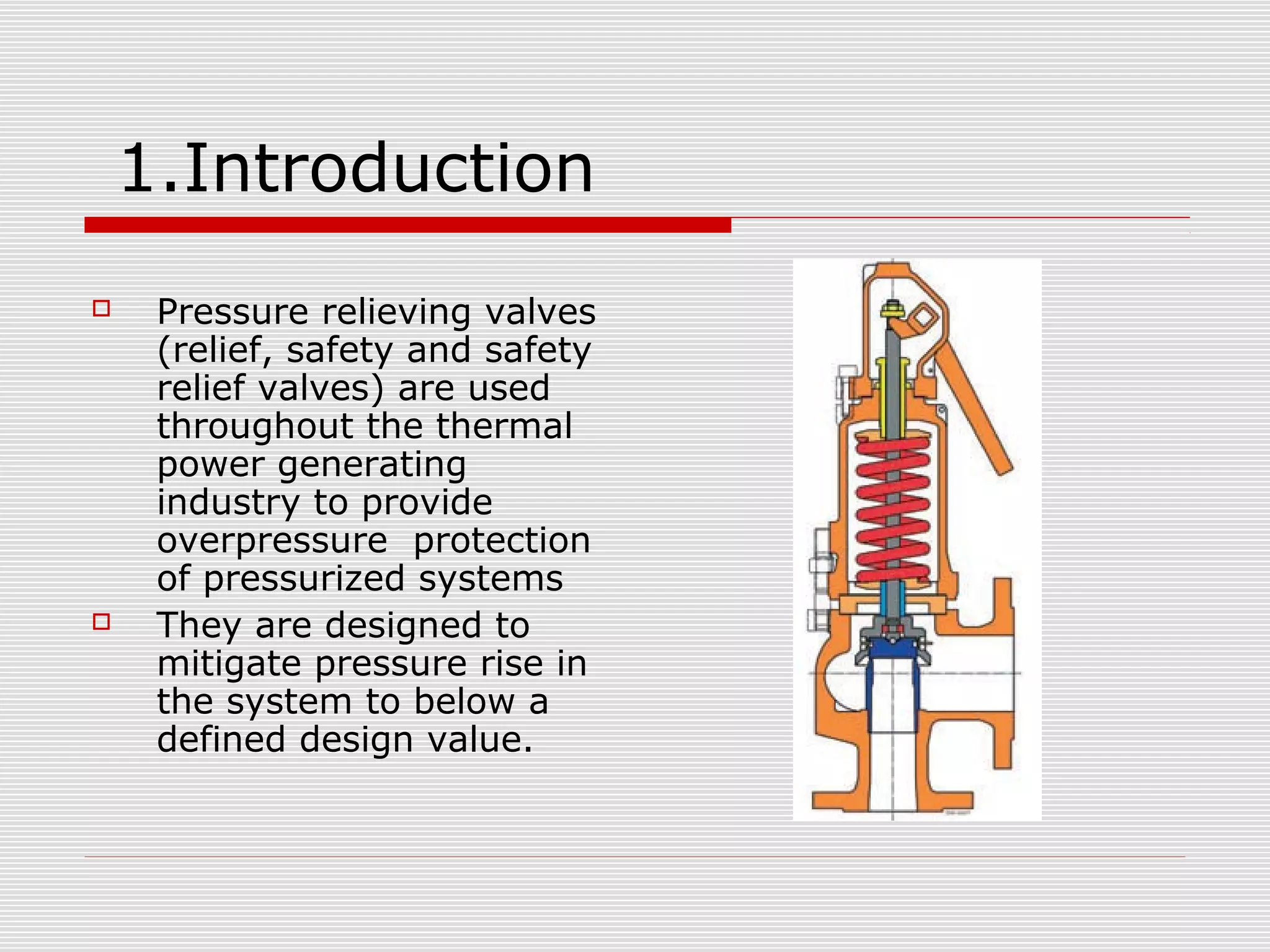 Relief and safety valves for thermal power plants | PPT