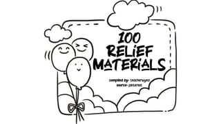 Bahan Relief: 100 Worksheet Relief | PDF