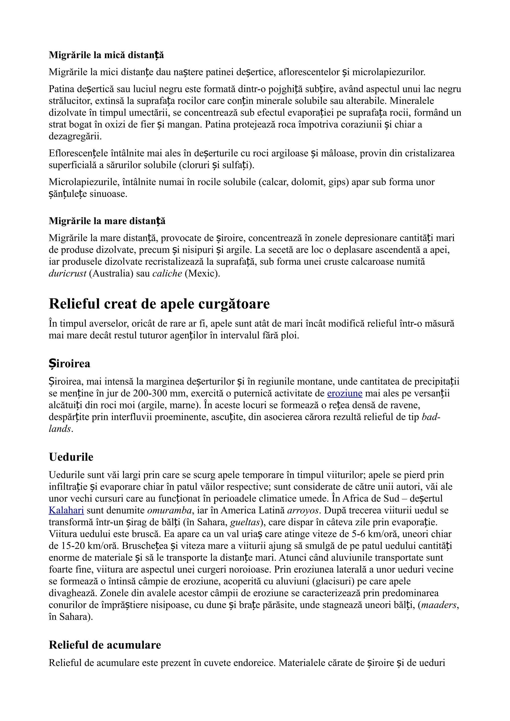 Relief desertic | PDF