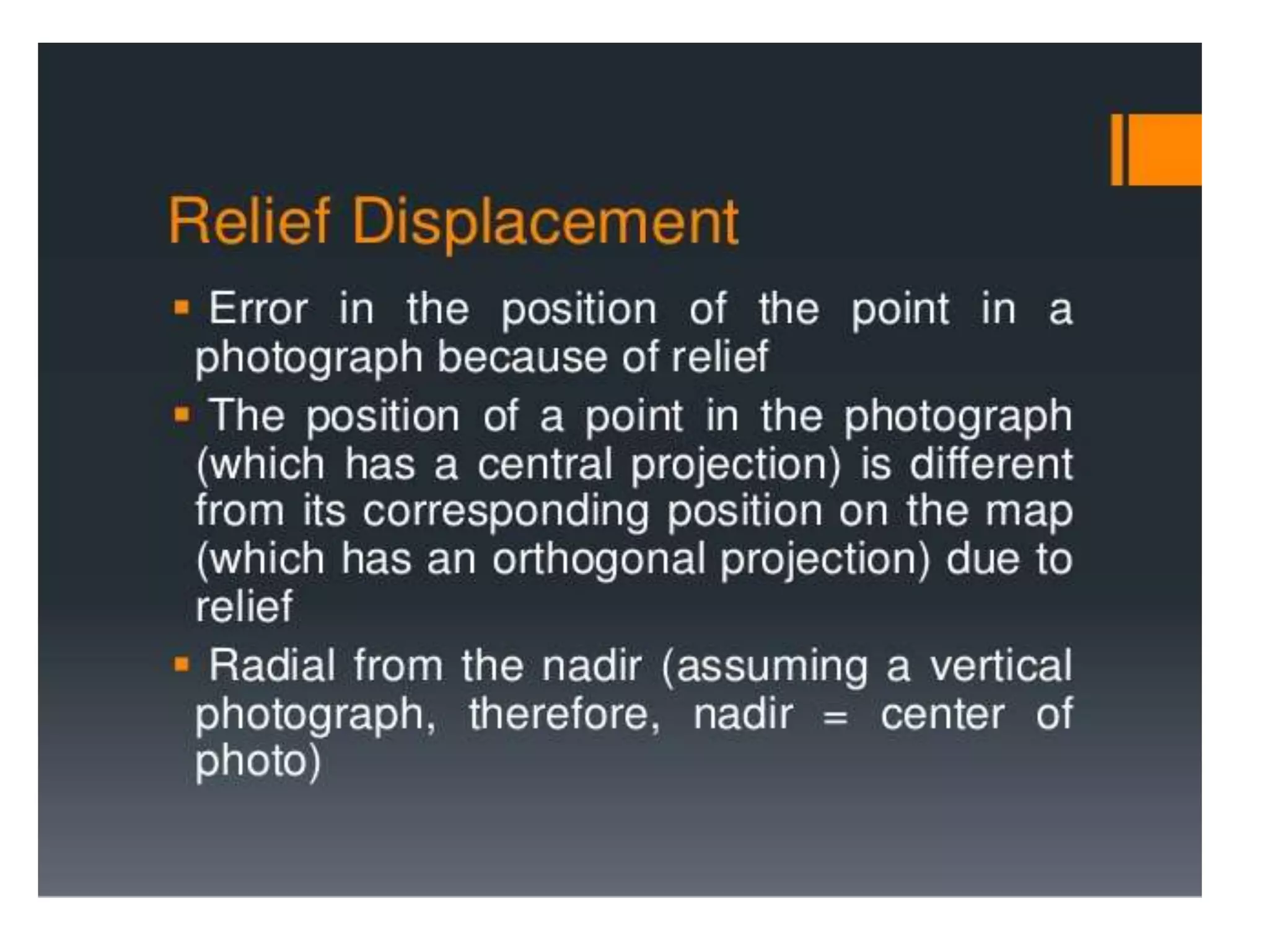Relief displacement | PPTX