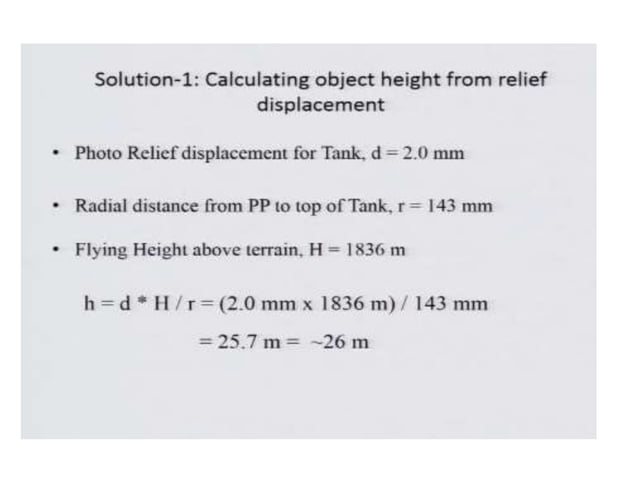 Relief displacement | PPTX