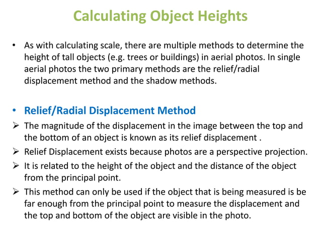 Relief displacement | PPTX